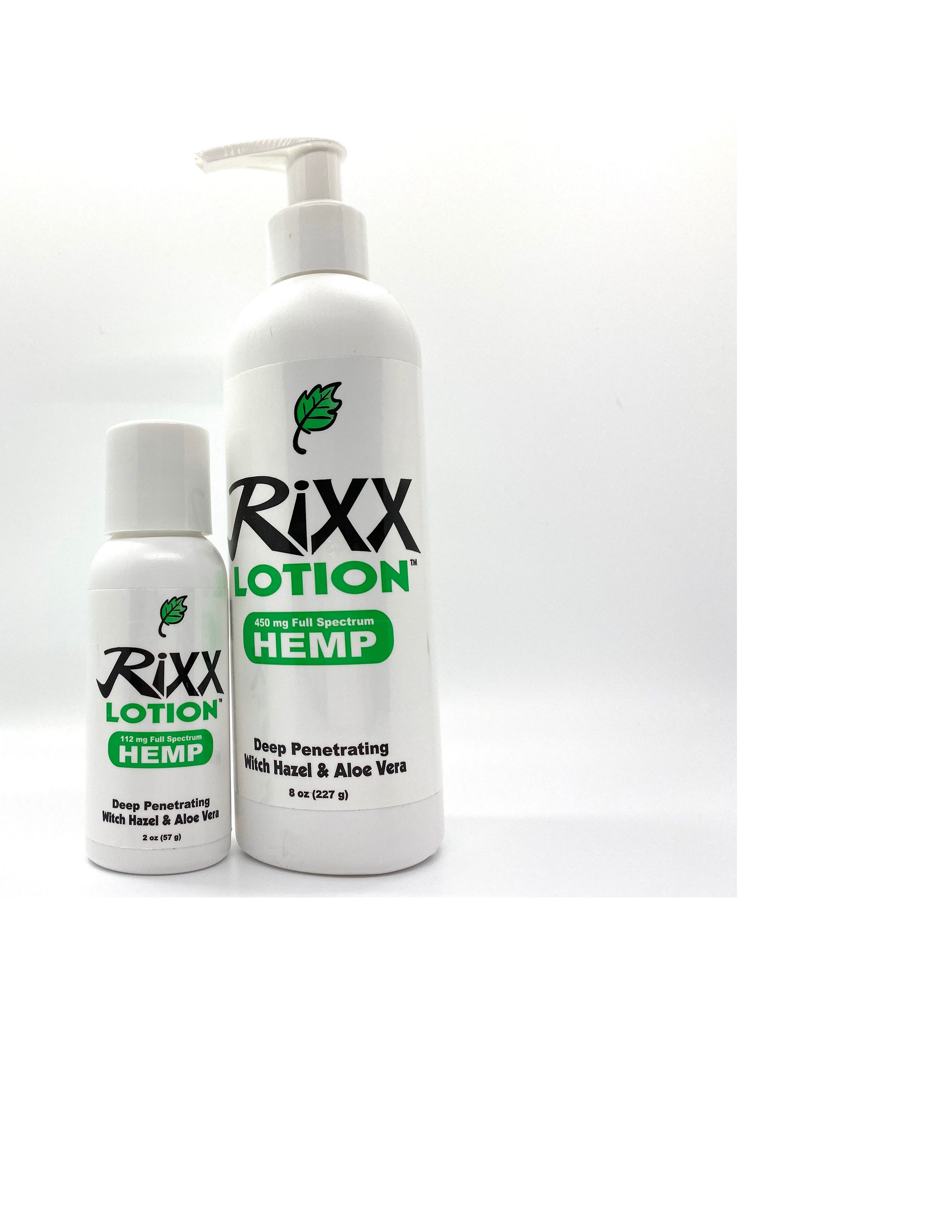 rixx hemp 8oz & 2oz - Rixx Lotion