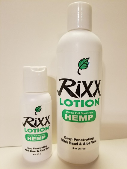 Rixx Hemp 8oz & 2oz DG pixsm - Rixx Lotion